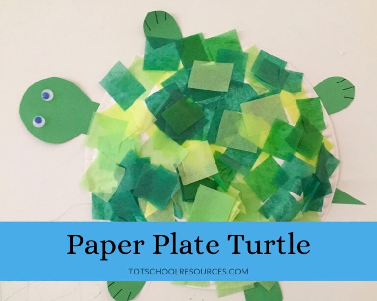 Turtle Paper Plate Craft {with "I had a little turtle" lyrics ...