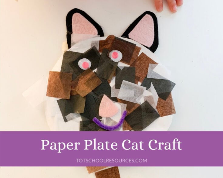 Cute & Easy Cat Craft for kids {Printable template ...