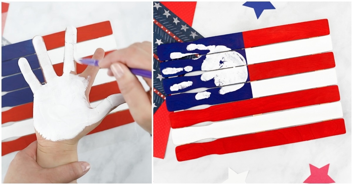 10 Easy American Flag Crafts {for Preschoolers} - totschoolresources.com