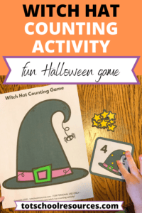 Halloween Witch Hat Counting Activity {Free Printable Game ...