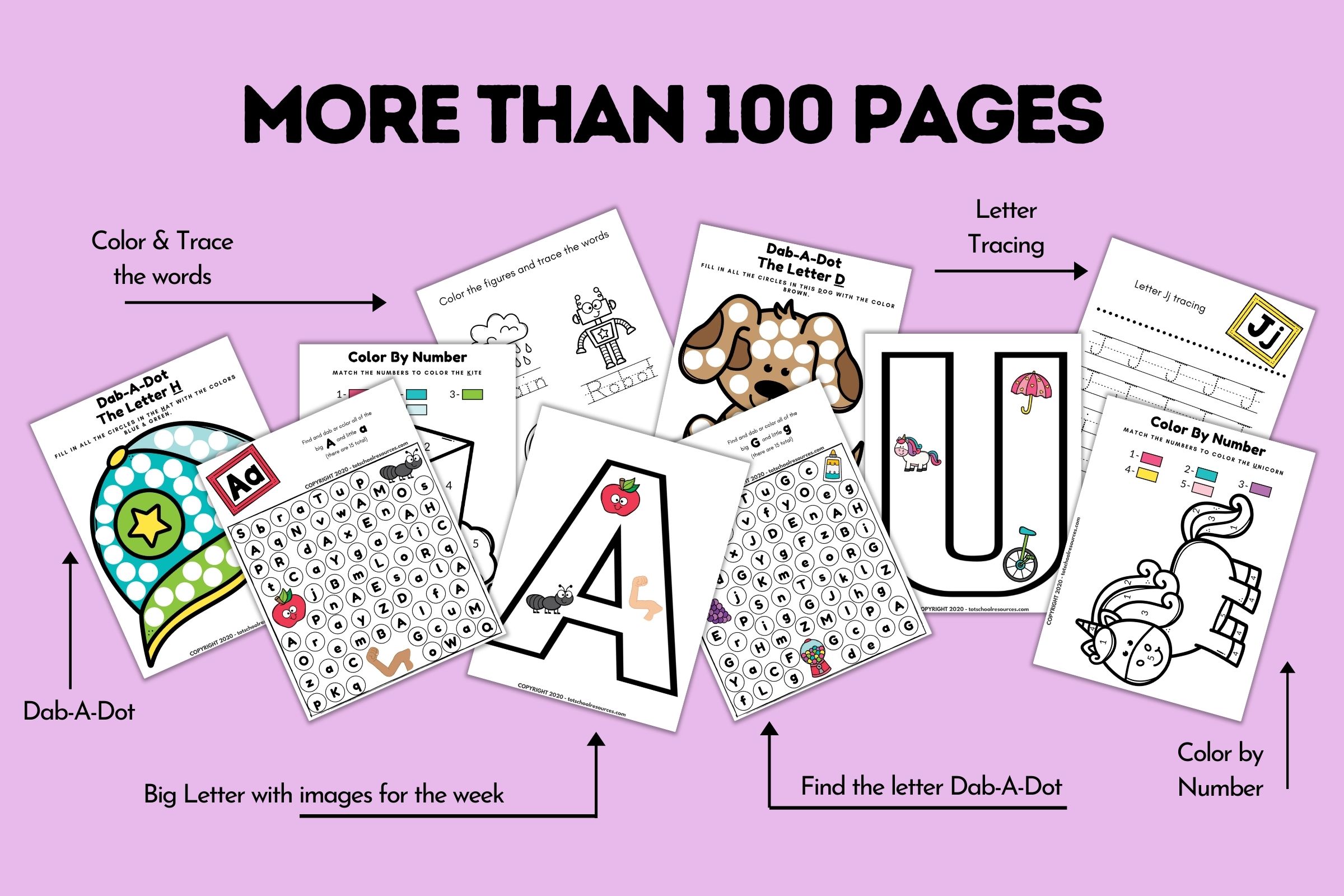 Fun Letter of the Week Printable Curriculum (for preschoolers ...