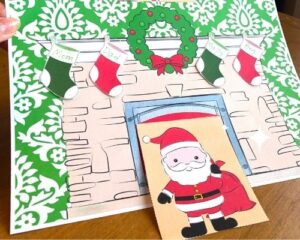 Twas the Night before Christmas {Santa craft for kids ...