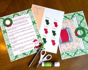 Twas the Night before Christmas {Santa craft for kids ...