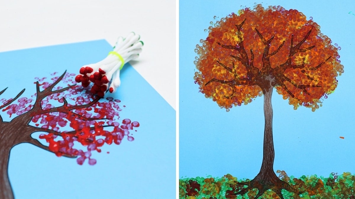 15 Easy Tree Crafts for kids - totschoolresources.com