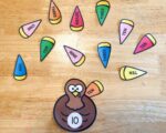 Fun Turkey Number Word Game {Kindergarten Printable ...