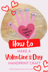 Handprint Valentines Craft for {Toddlers and Preschoolers ...