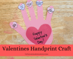 Handprint Valentines Craft for {Toddlers and Preschoolers ...