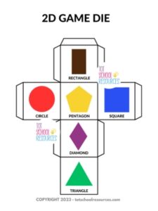 2D & 3D Shape Games for kids - totschoolresources.com