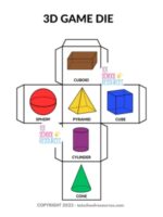 2D & 3D Shape Games for kids - totschoolresources.com