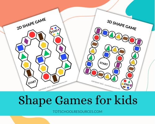 2D 3D Shape Games For Kids Totschoolresources