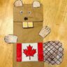 Easy Paper Bag Beaver Craft {printable template} - totschoolresources.com