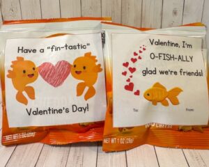 Free Printable Goldfish Valentines {totally adorable ...