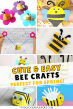 15 Buzzworthy Bee Crafts {for kids} - totschoolresources.com