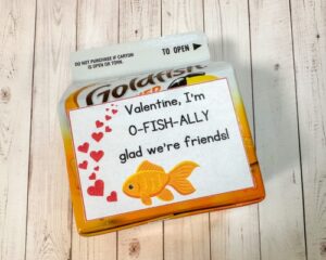Free Printable Goldfish Valentines {totally adorable ...