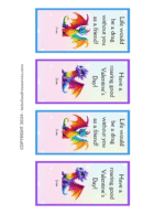 Printable Rainbow Dragon Valentines {for kids} - totschoolresources.com