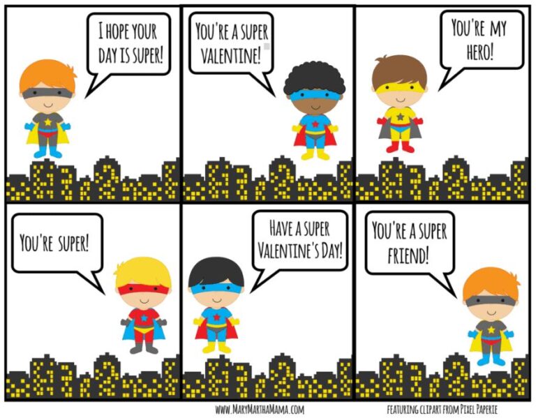 25 Perfect Printable Valentines for Kids - totschoolresources.com