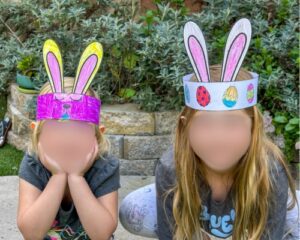 Easter Bunny Hat Craft {Printable Hat Templates} - totschoolresources.com