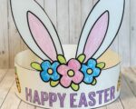 Easter Bunny Hat Craft {Printable Hat Templates} - totschoolresources.com