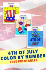 4th of July Color By Number {Printable Color by Code Activity ...