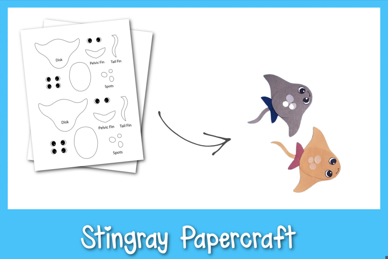 25 Best Ocean Animal Crafts {for kids} - totschoolresources.com