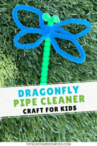 Easy Dragonfly Craft for kids {Beaded pipe cleaner craft ...