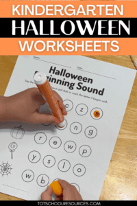 Halloween Beginning Sounds Worksheets {Kindergarten Activity ...