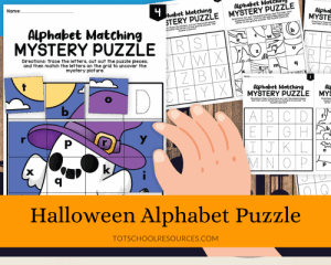 Halloween Crafts & Activities for kids - totschoolresources.com
