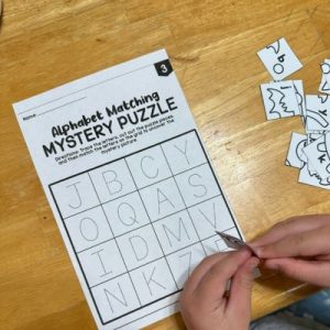 Halloween Alphabet Matching Puzzle{free printable worksheets ...