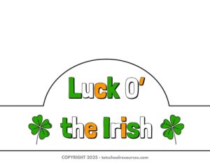 St. Patrick's Day Hat Craft {Printable Hat Templates ...