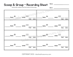 Scoop & Group - place value activity {with printable ...