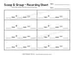 Scoop & Group - place value activity {with printable ...