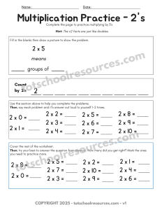 3rd grade multiplication worksheets {FREE printables ...